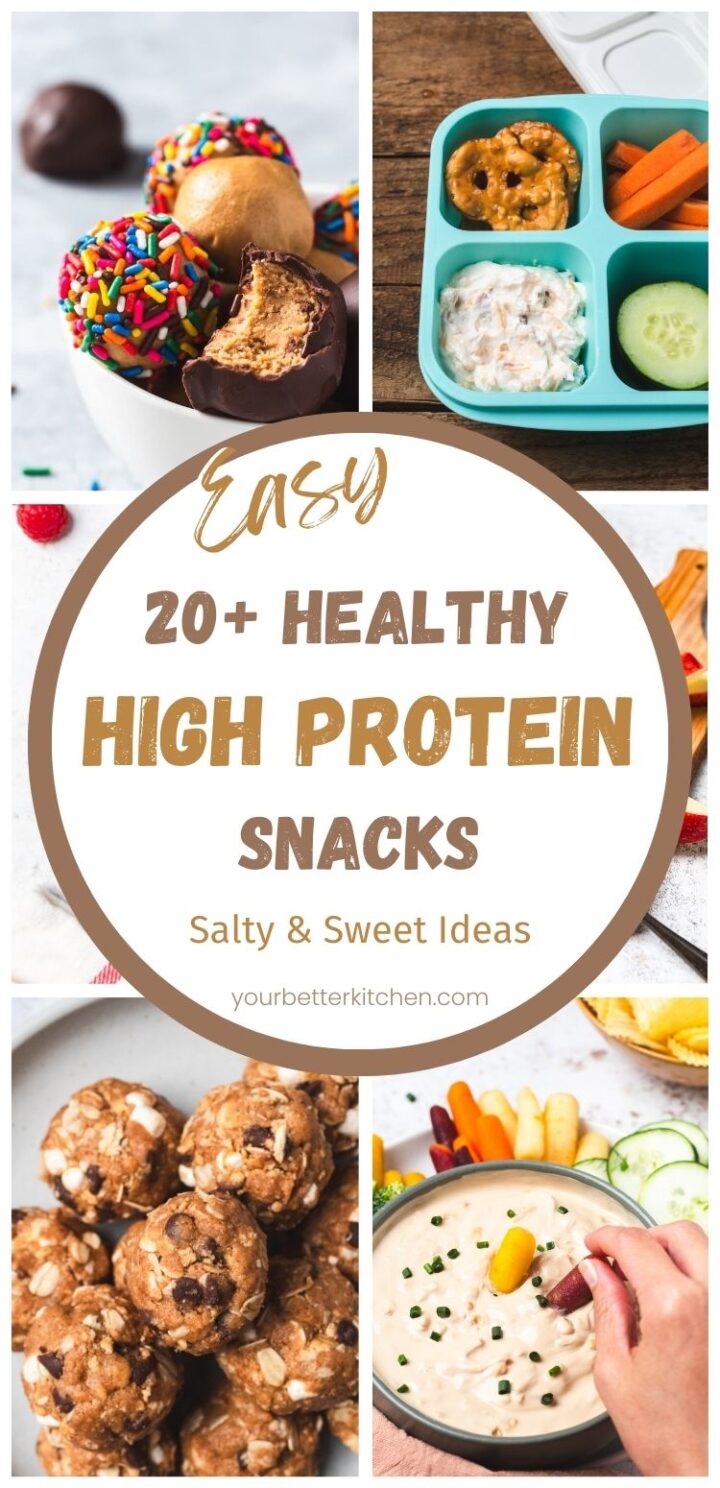 20+ High Protein Snack Ideas (you actually want to eat)