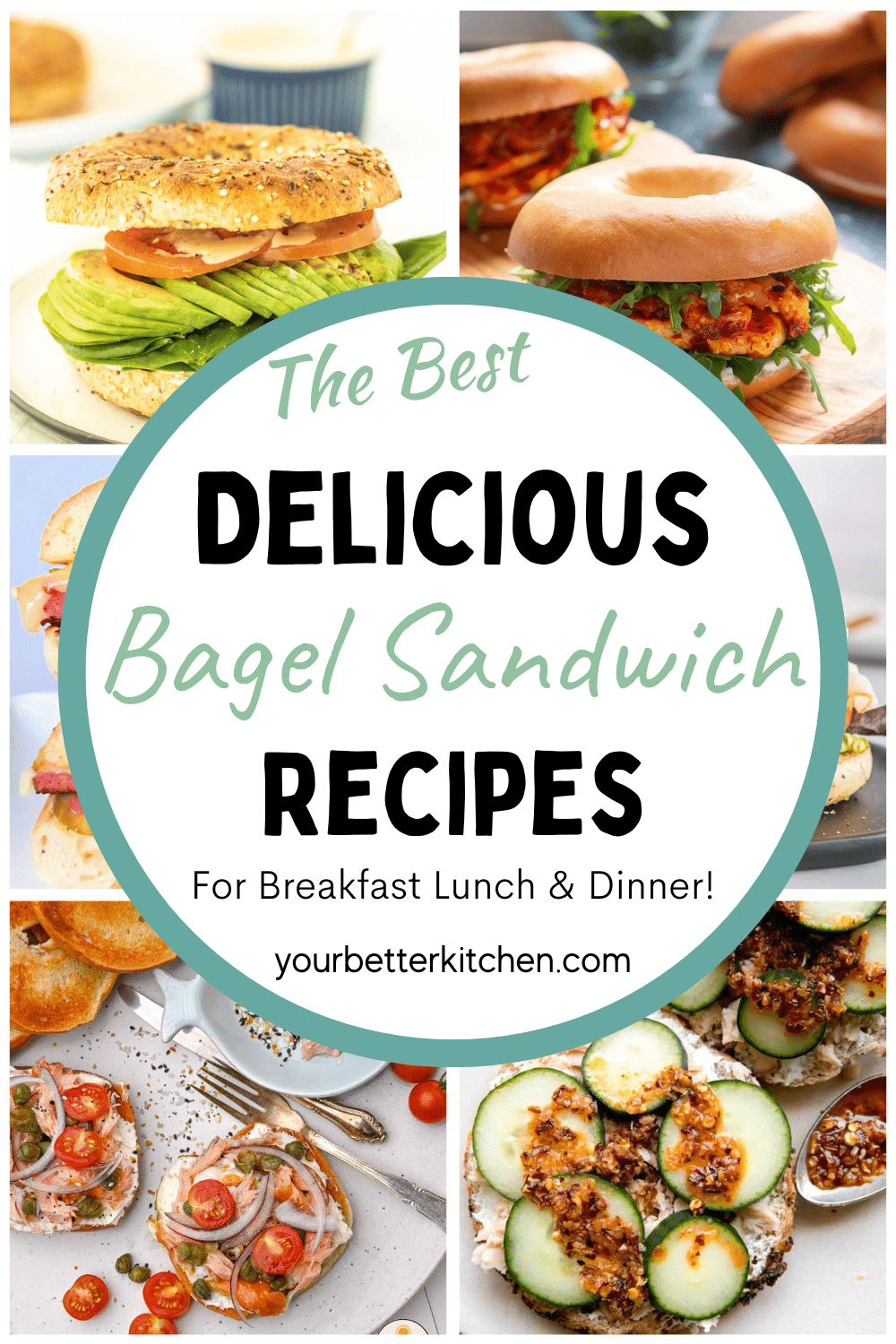 12 Tasty Bagel Sandwich Recipes for Breakfast, Lunch, or Dinner