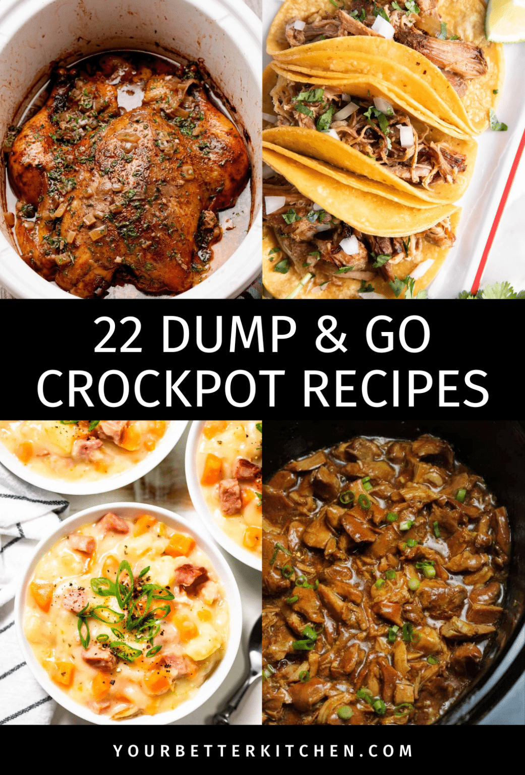 22 Easy Dump and Go Crockpot Recipes