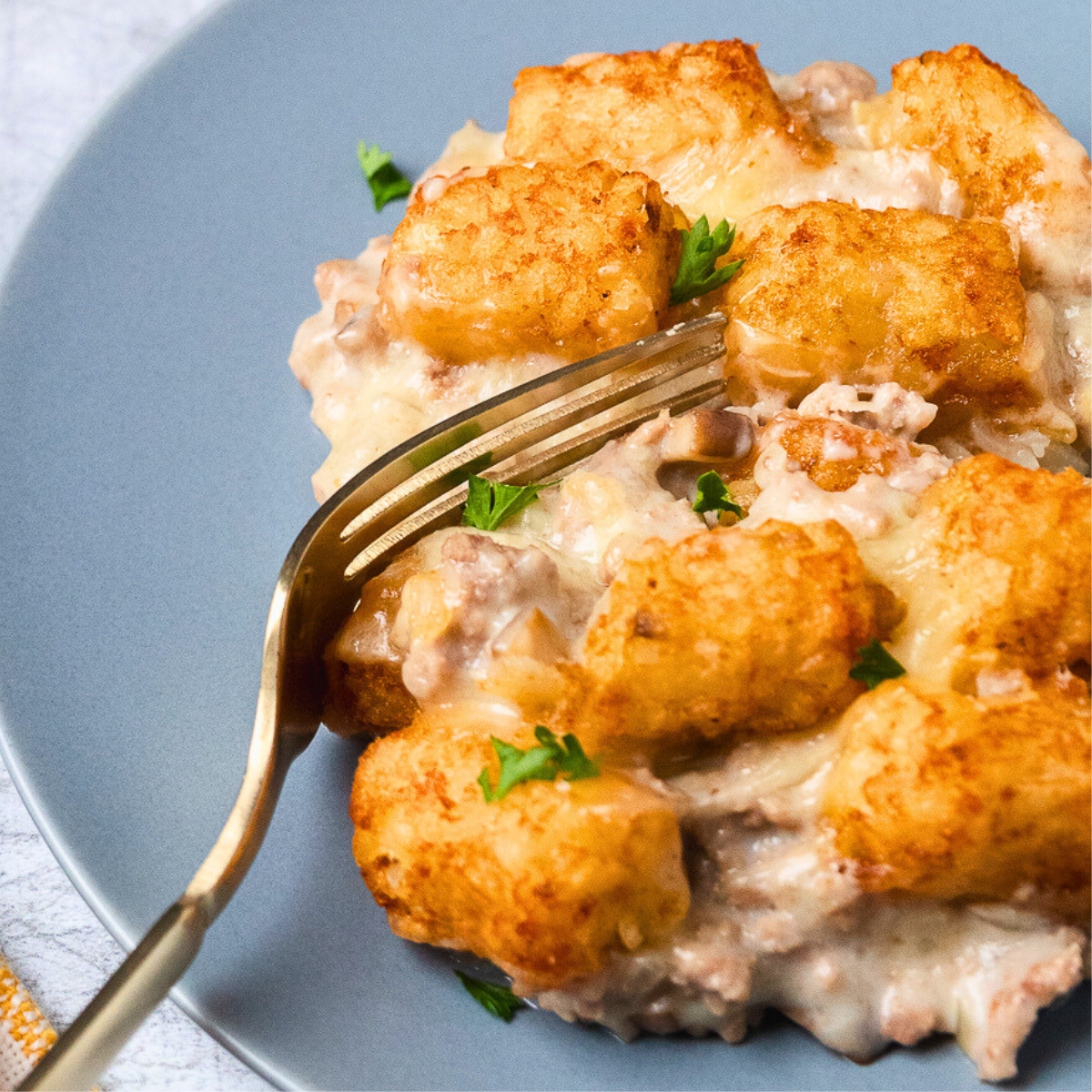 Ground Turkey Tater Tot Casserole