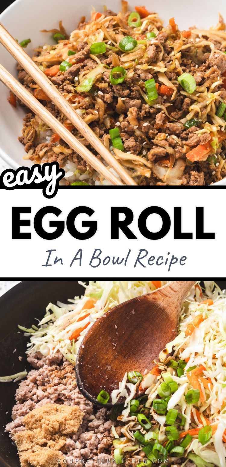 Easy Ground Turkey Egg Roll In A Bowl