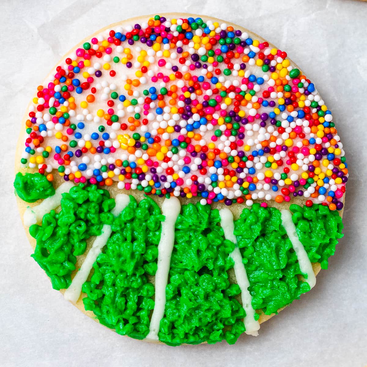 Easy Football Sugar Cookies