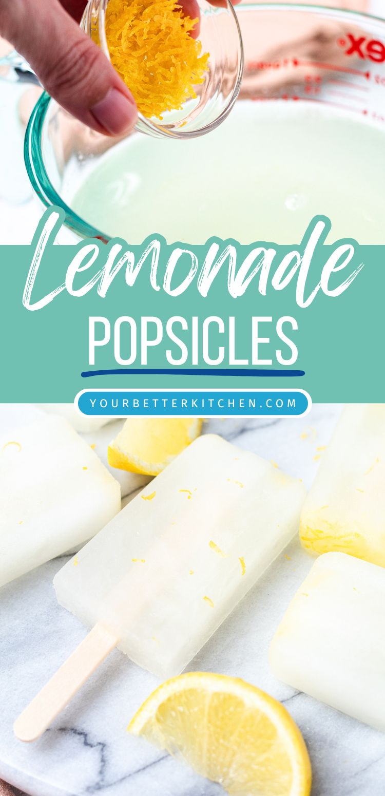 Lemonade Popsicles